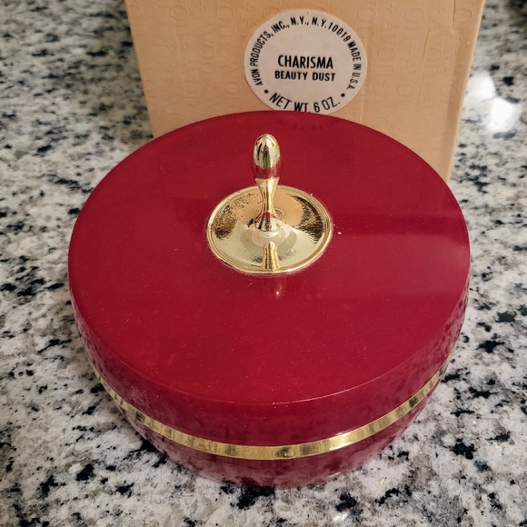 Avon | Accents | Vintage Avon Charisma Beauty Dust Powder Box 6oz ...
